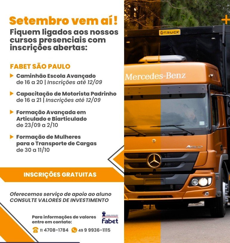 Fabet-SP: conheça os cursos que começam em setembro. As inscrições ...